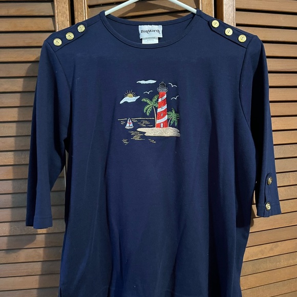 BonWorth | Tops | Ladies Bonworth Lighthouse Top | Poshmark